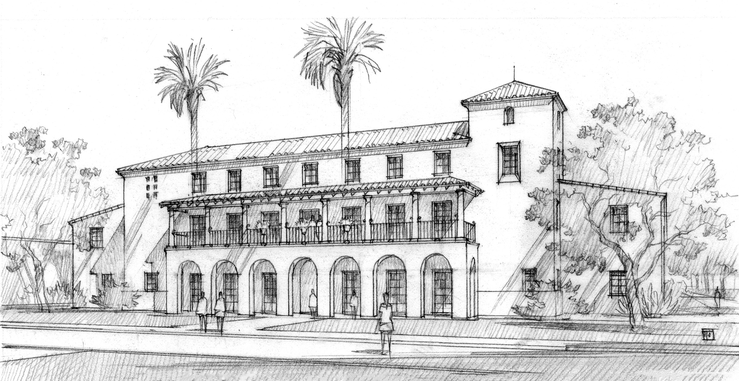 Scripps College Master Plan Moule Polyzoides Architects Urbanists